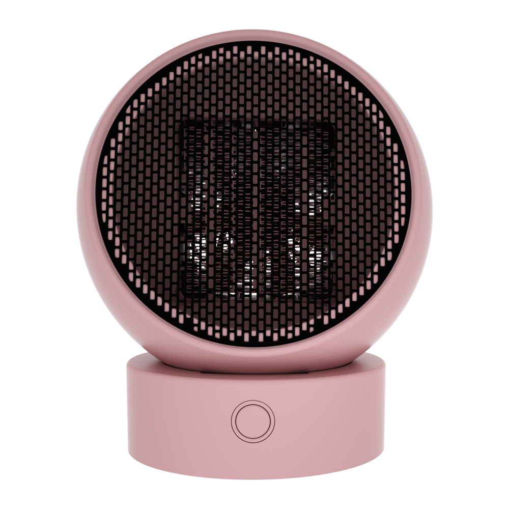 Pink indoor use ceramic heater
