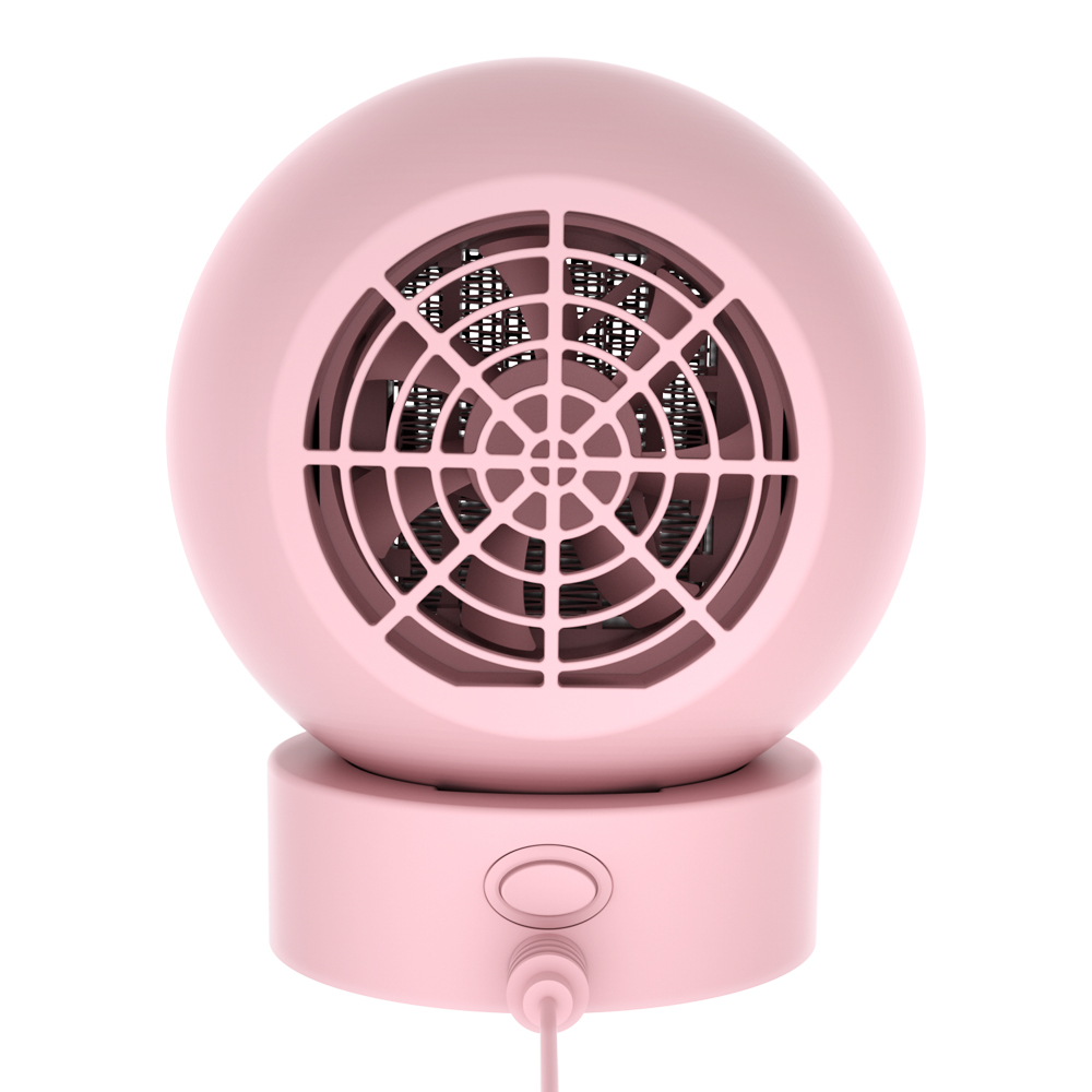 Pink indoor use ceramic heater
